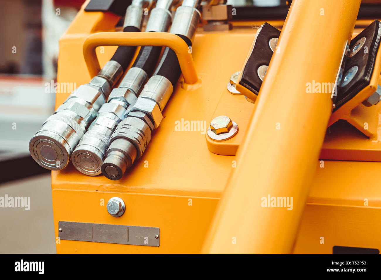 Close-up shot of car engine hoses and tubes Stock Photo - Alamy