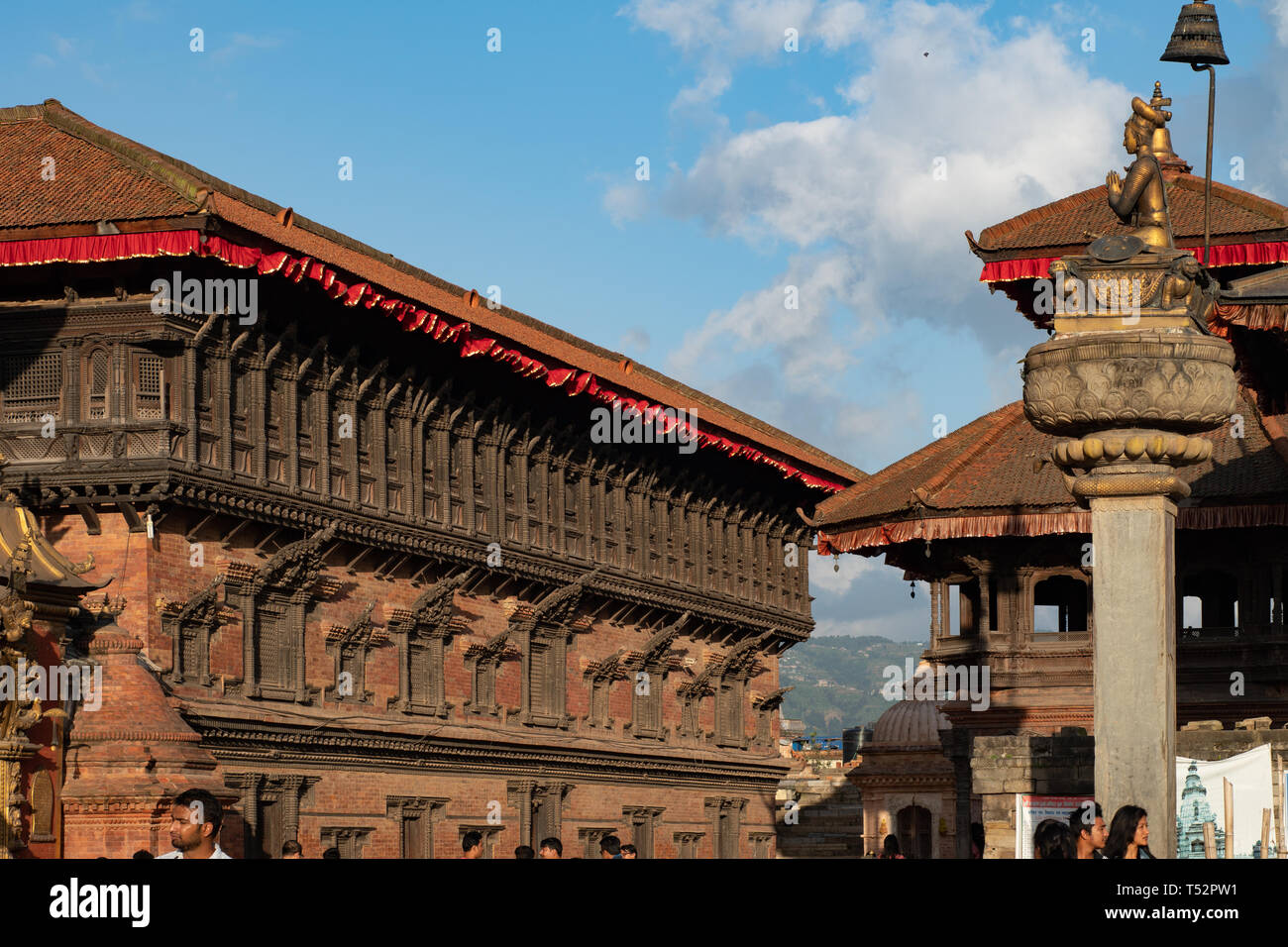 Kathmandu, Nepal - October 01, 2017: Fifty five windowed palace of ...