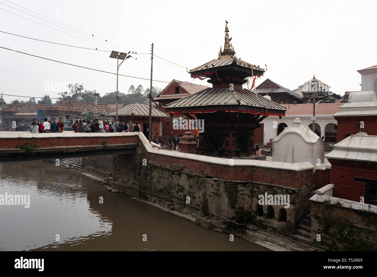 Kathmandu, Nepal - October 28, 2017: View of Vatsaleshwari temple on ...
