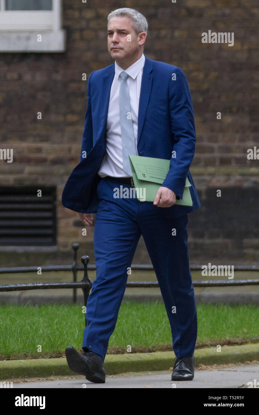 Exiting european union secretary stephen barclay hi-res stock ...