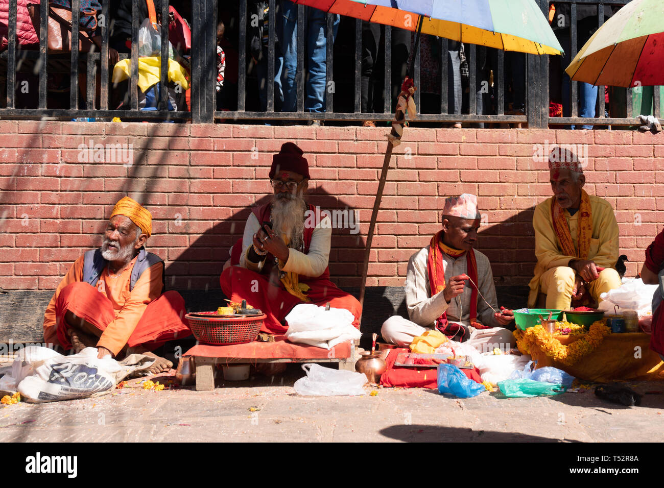 Nepal religious rituals hi-res stock photography and images - Alamy