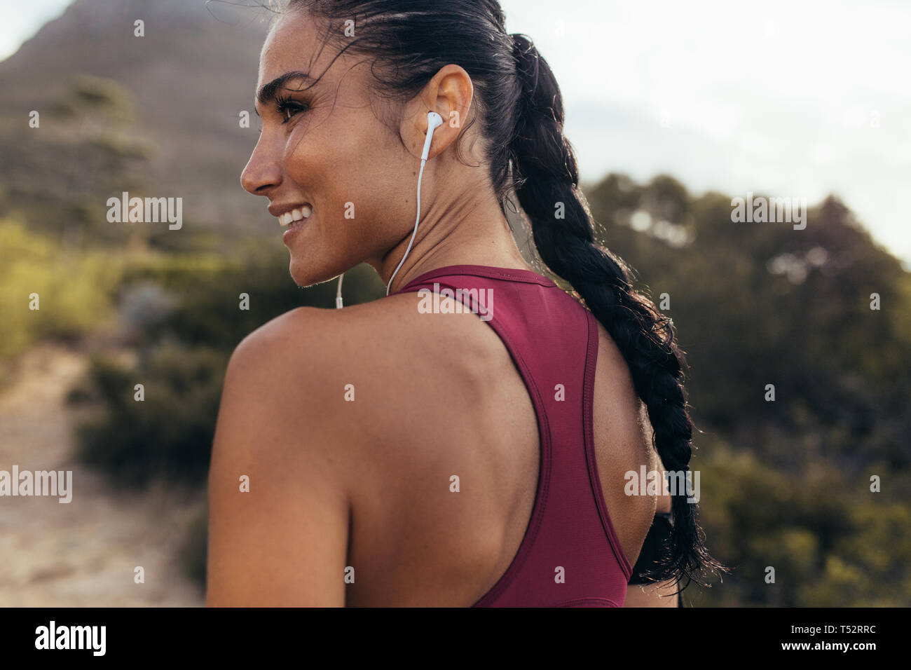 Female resting on a road hi-res stock photography and images - Alamy