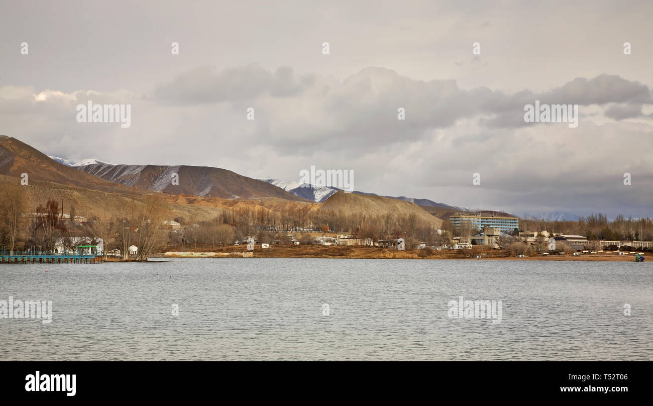 View of Cholpon-Ata. Kyrgyzstan Stock Photo - Alamy