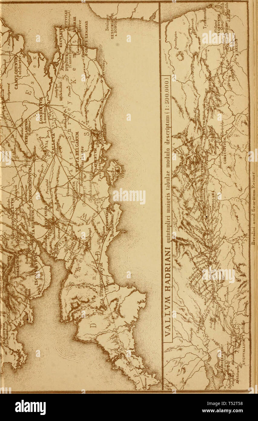 "The imperial island; England's chronicle in stone;" (1886 Stock Photo ...