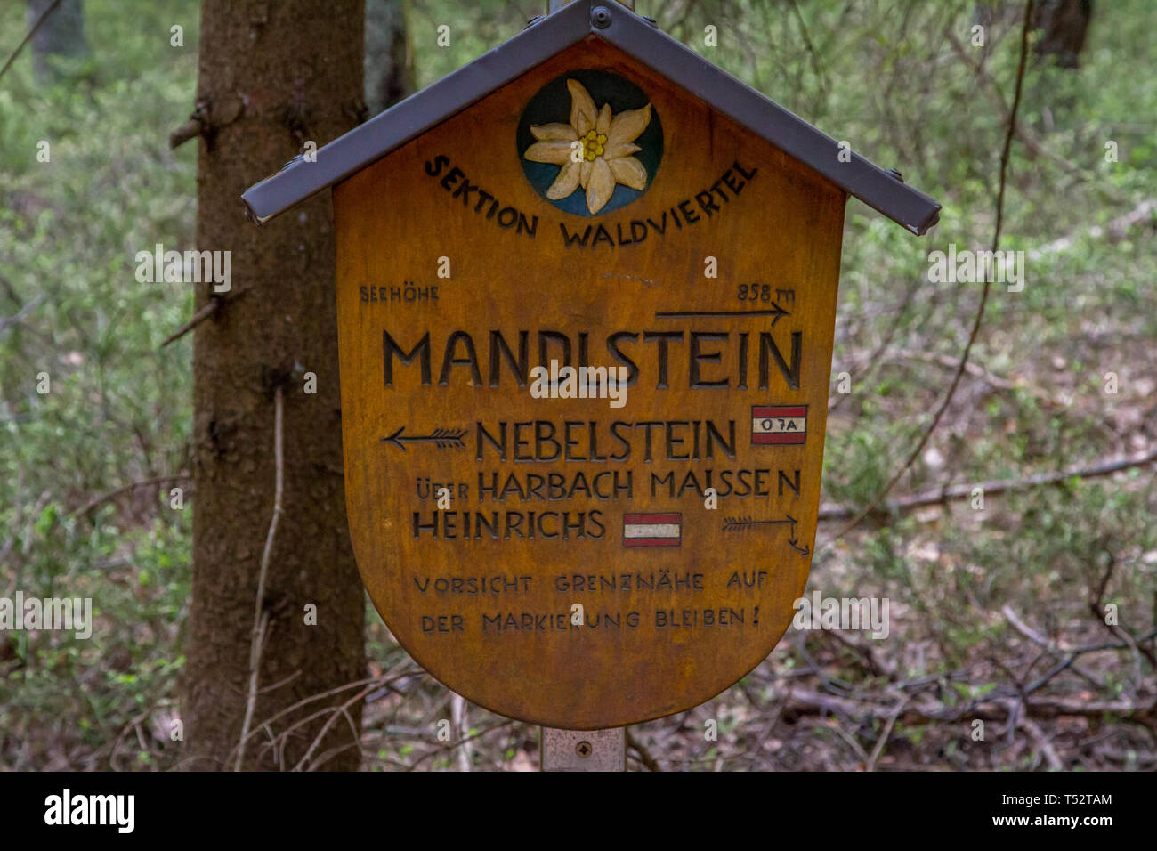 Mandlstein (Mandelstein) - Erlebnisweg Heinrichs, Waldviertel, Austria ...