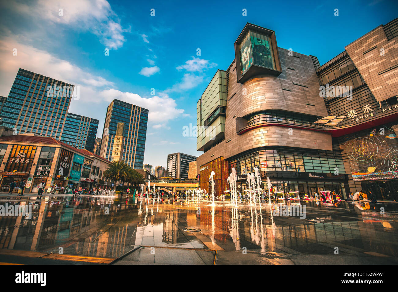 Tahoe Plaza, Fuzhou, China - April 06, 2019 : Closed view of Tahoe ...