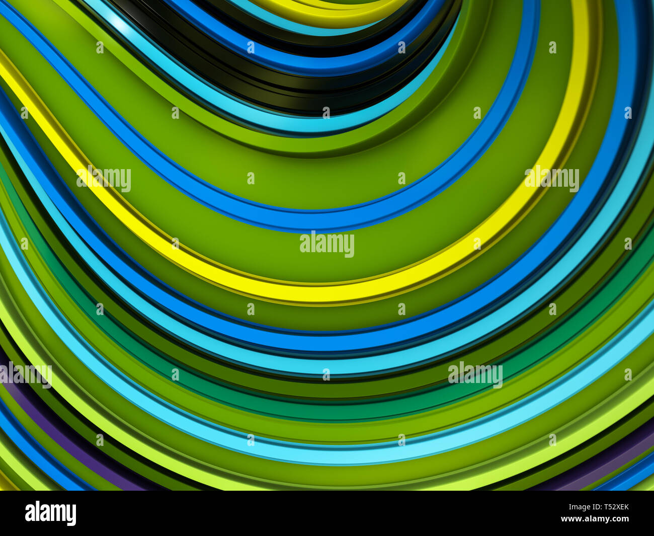Colors lines formed abstract background. 3D illustration Stock Photo ...