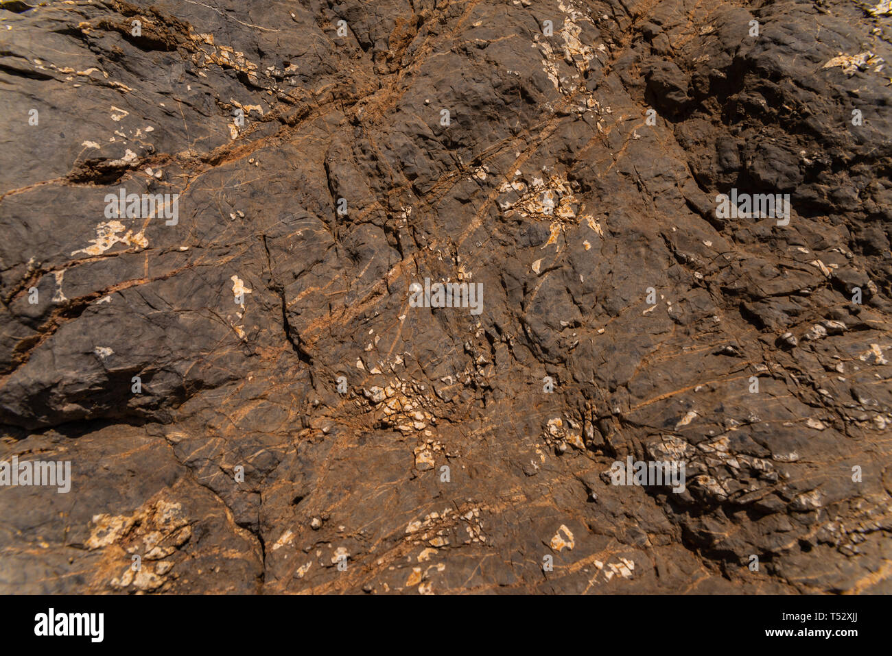 mineral material surface closeup with natural pattern for design and ...