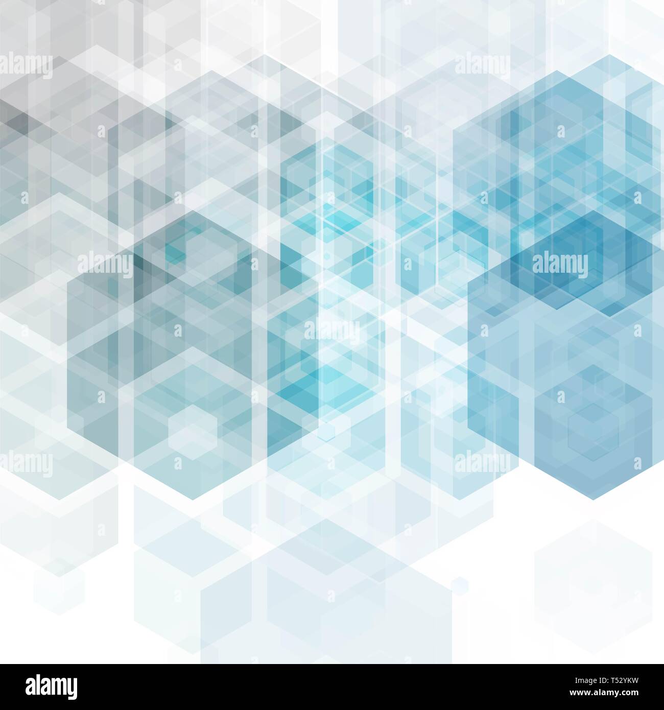 Vector Abstract science Background. Hexagon geometric design Stock ...
