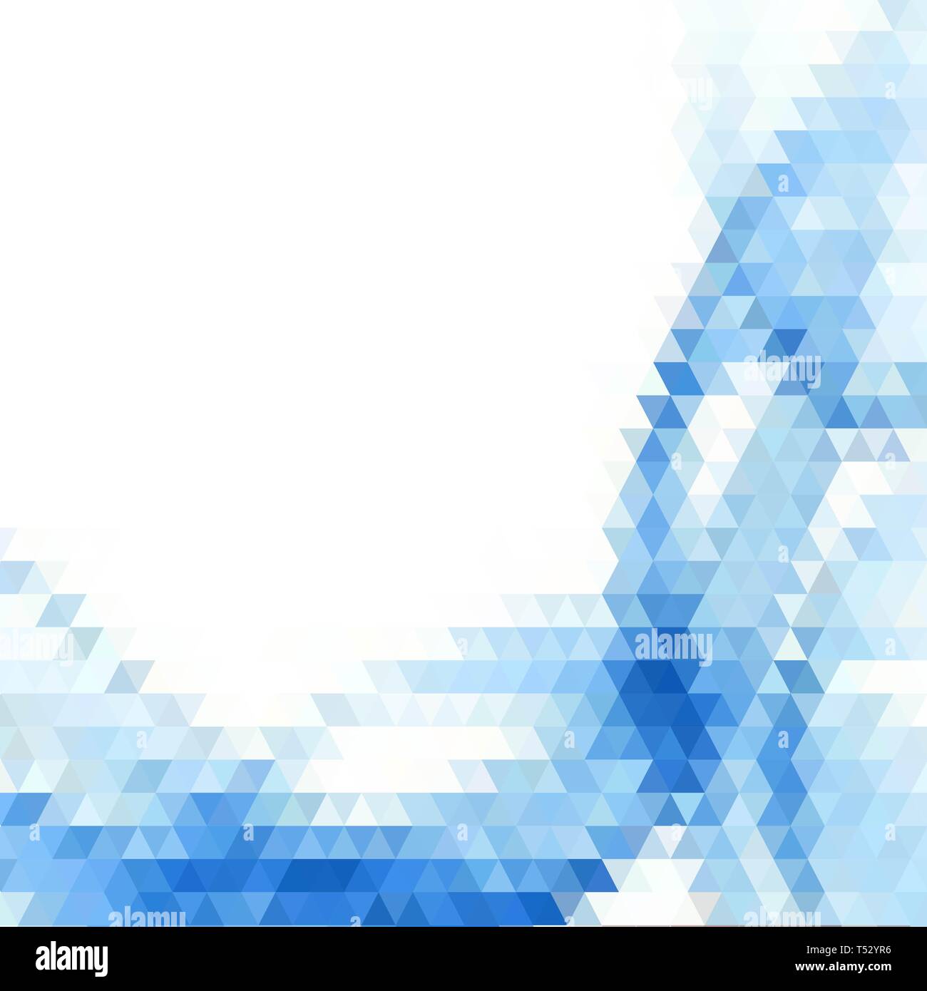 abstract background. blue triangles. presentation layout - Vektorgrafik ...