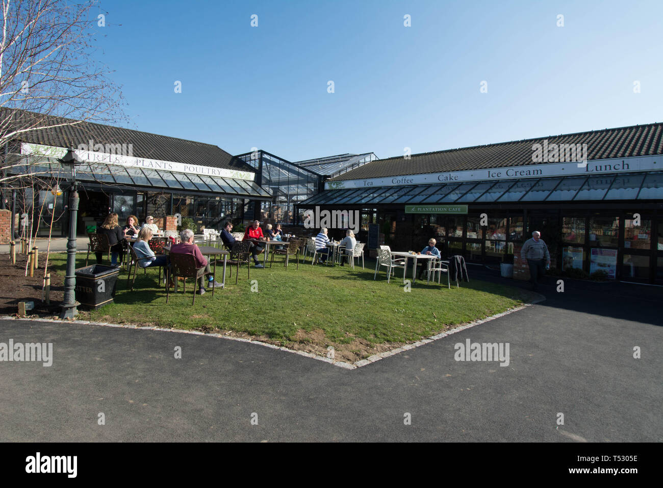 Garden centre Bell planation Towcester Northamptonshire UK England food ...