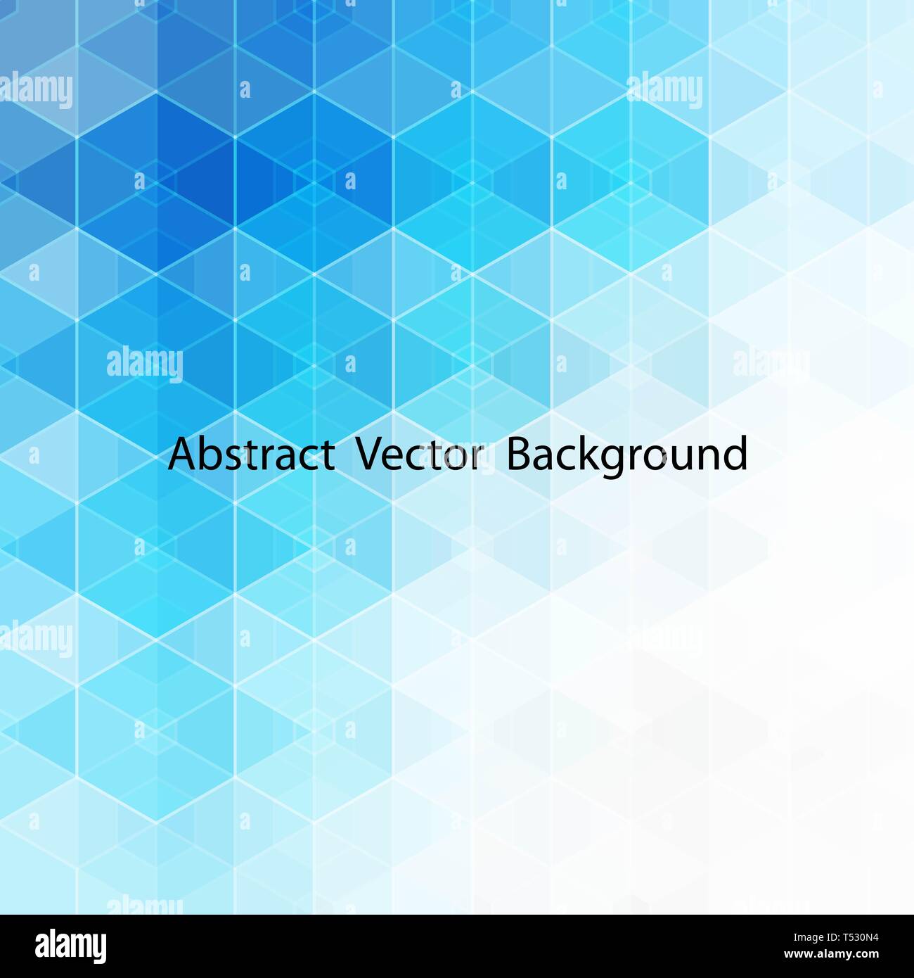Vector Abstract blue hexagonal background Stock Photo - Alamy