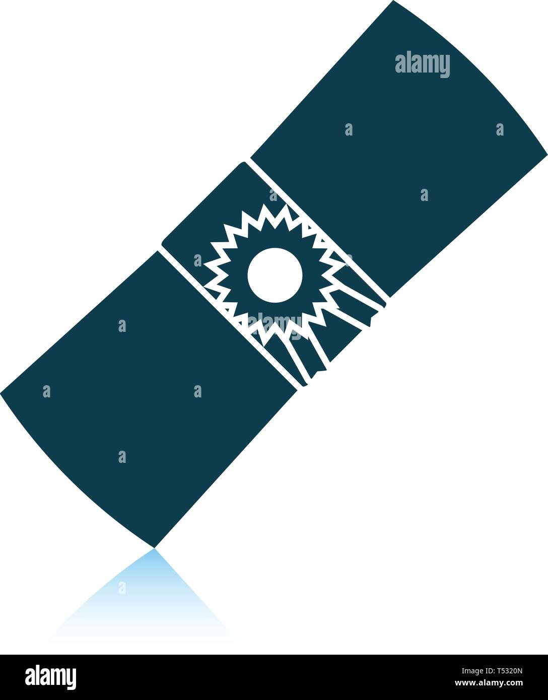 Diploma icon. Shadow reflection design. Vector illustration Stock ...