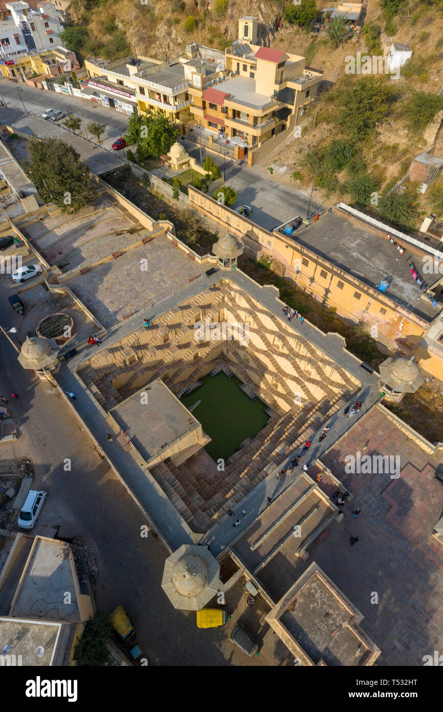 Aerial view amber fort jaipur hi-res stock photography and images - Alamy