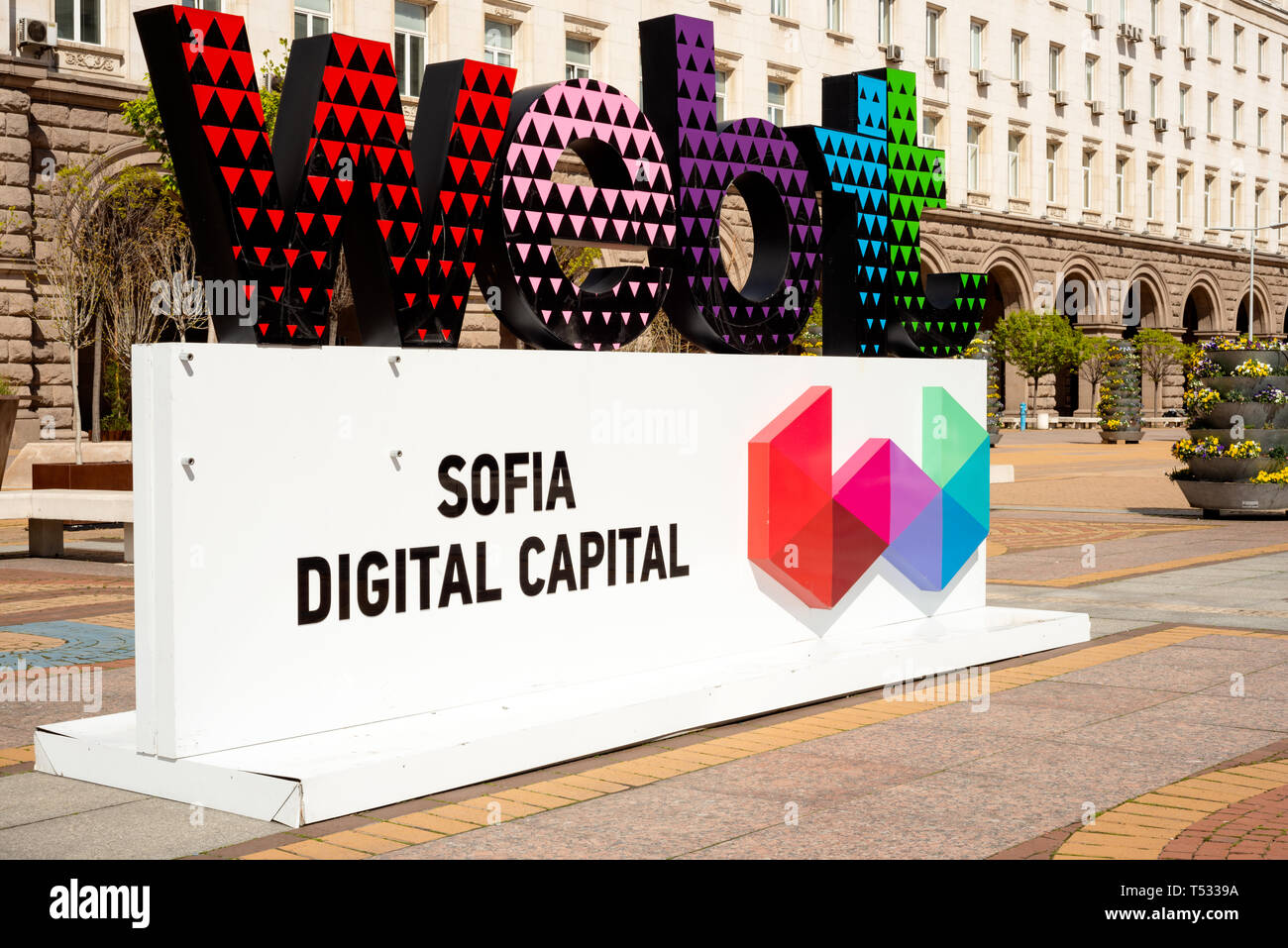 WEBIT billboard advertisement banner for World web forum conference ...