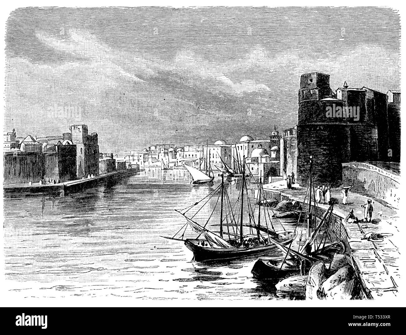 Tunisia monochrome art hi-res stock photography and images - Alamy