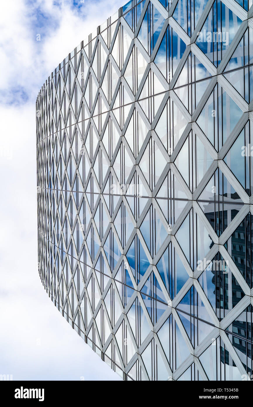 High-rise buildings and blue sky - Shinjuku, Tokyo, Japan Stock Photo ...
