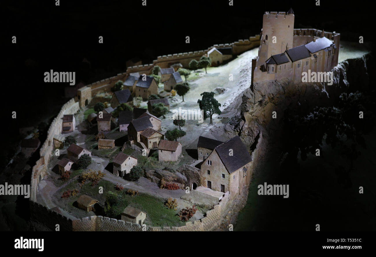 CASTELNAUD, FRANCE, JULY 16, 2015 : interiors and details of Chateau de ...