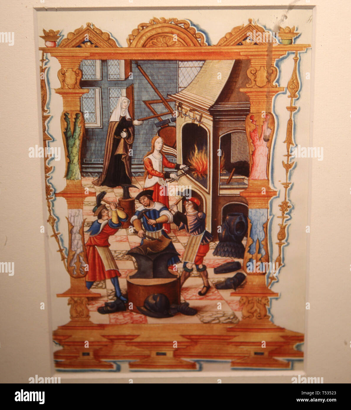 CASTELNAUD, FRANCE, JULY 16, 2015 : interiors and details of Chateau de ...