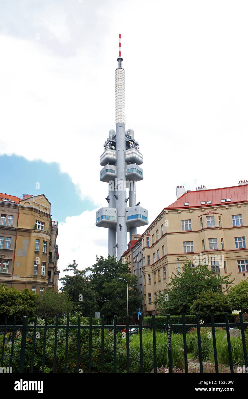 TV Tower Prage, Czech Republic Stock Photo - Alamy