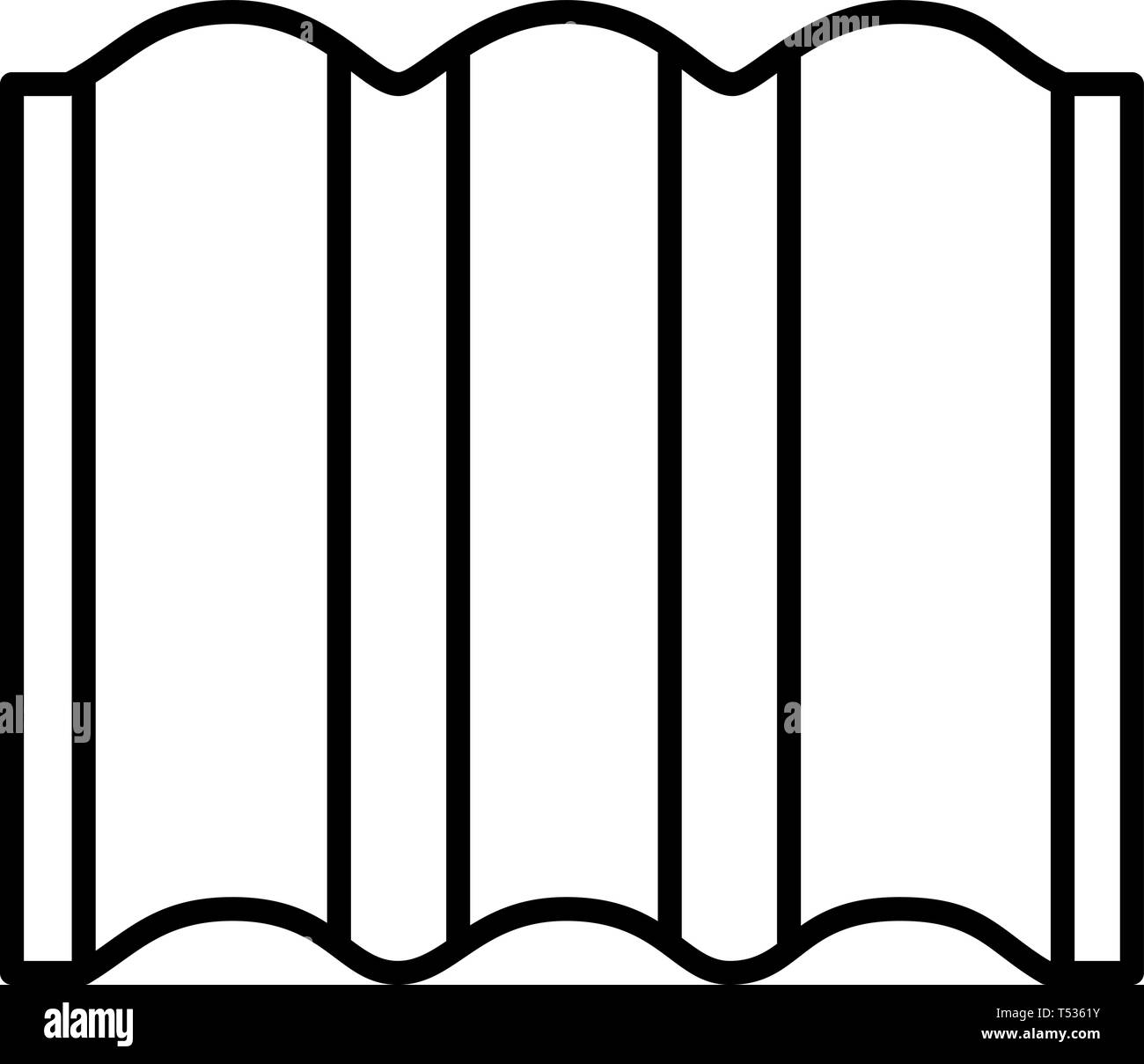 Metal Sheet Line Black Icon Stock Vector Image & Art - Alamy