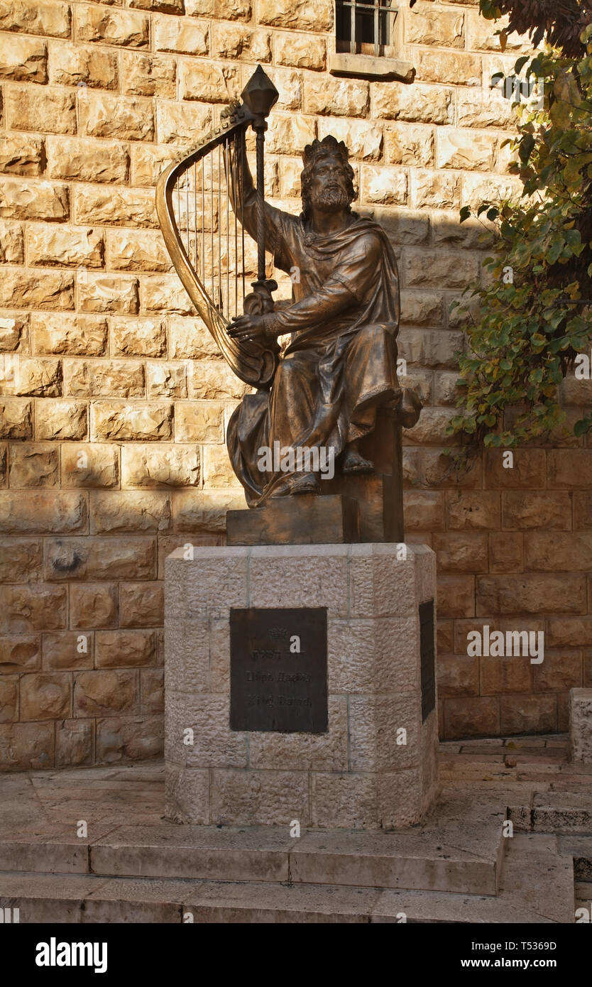 Statue Of David, Jerusalem High Resolution Stock Photography and Images ...