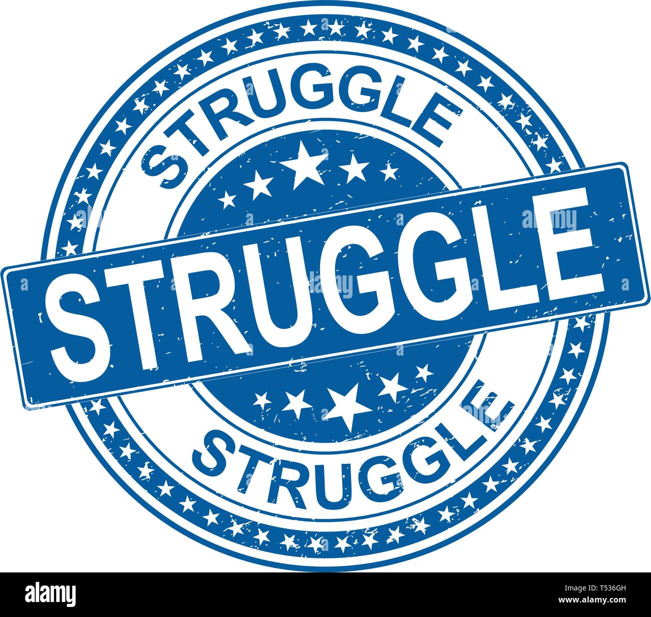 struggle grunge rubber stamp vector illustration isolated Stock Vector ...