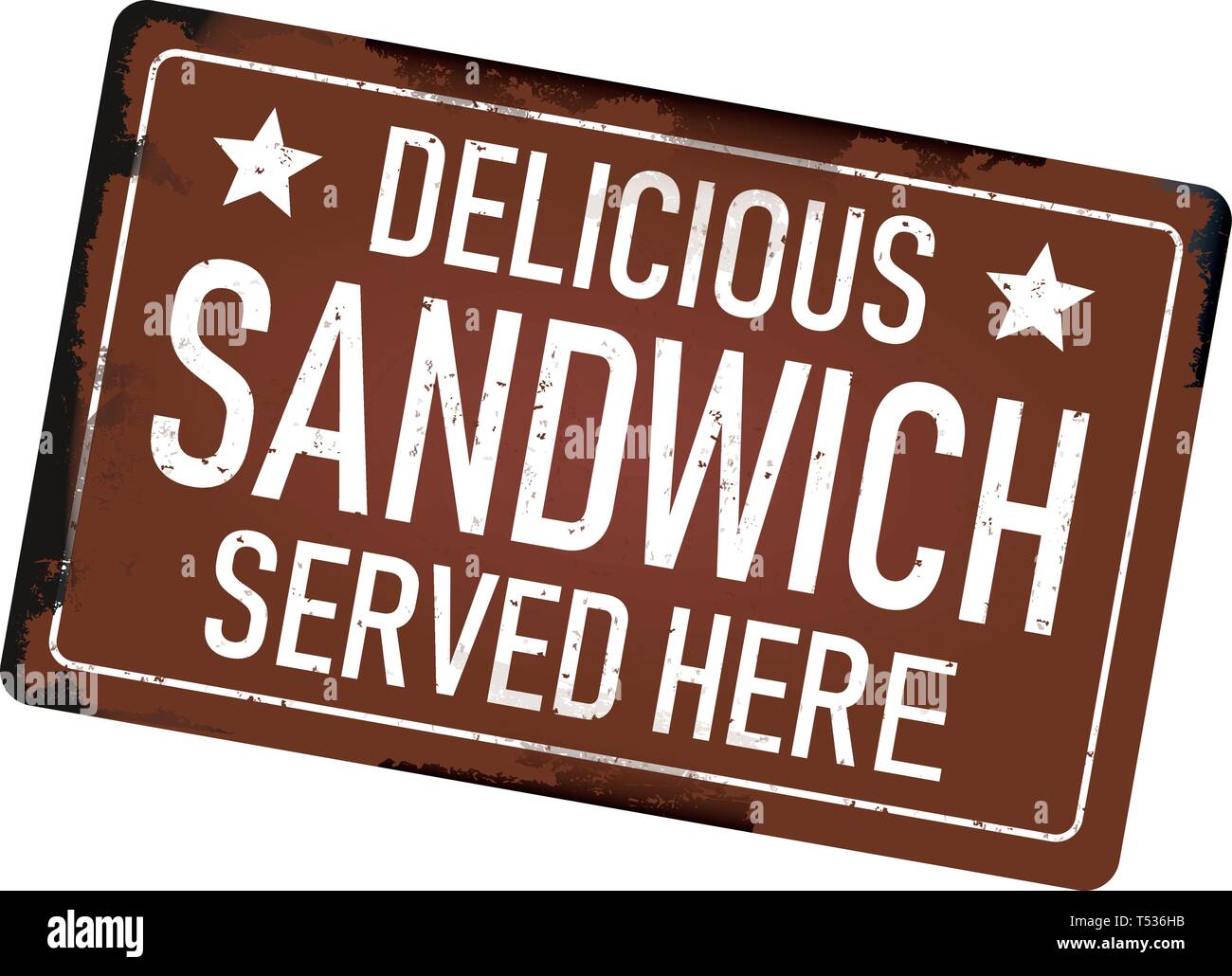 Vintage food sign Cut Out Stock Images & Pictures - Alamy