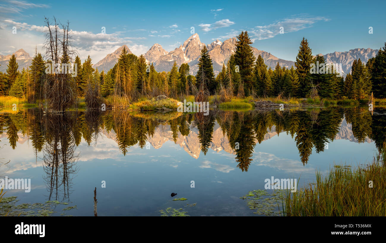 Grand Teton Mountain Range Stock Photo - Alamy