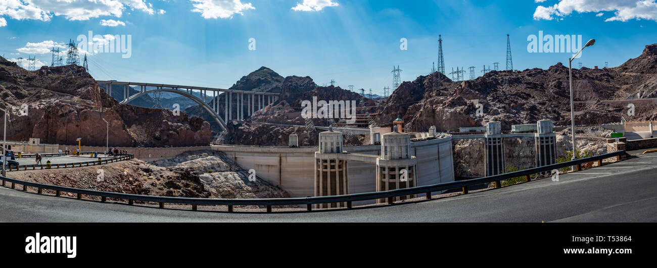 Hoover Dam in the summer Stock Photo - Alamy