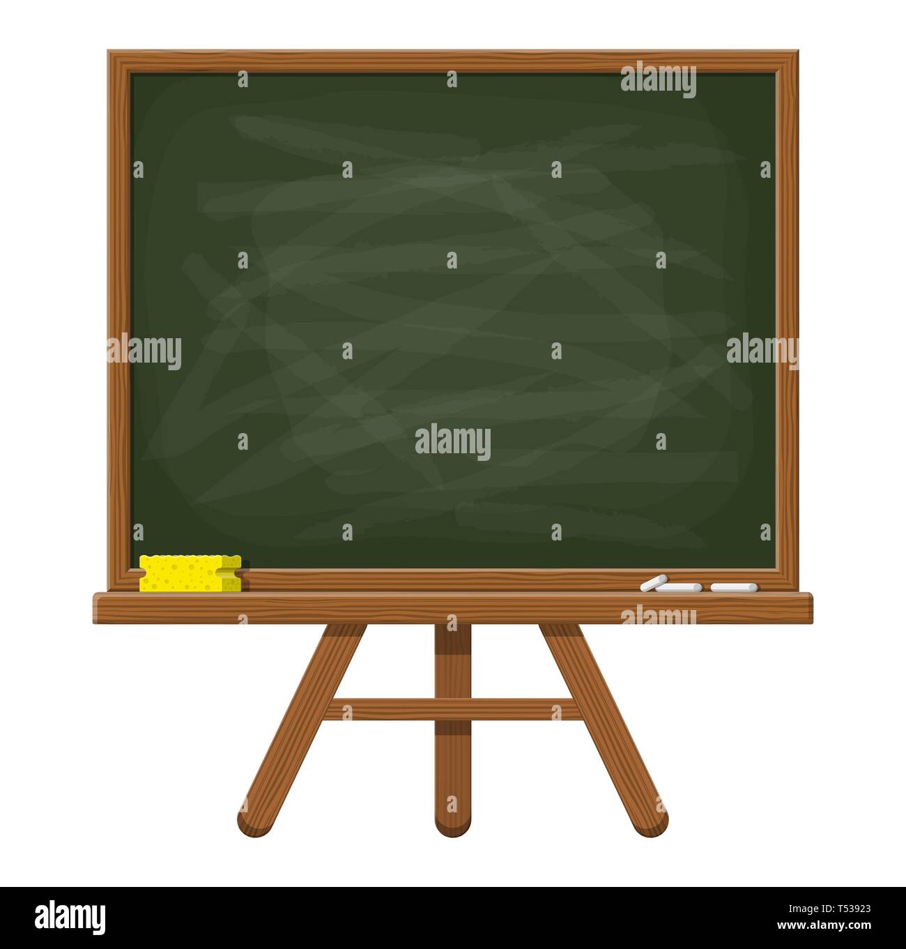 College Classroom Chalkboard