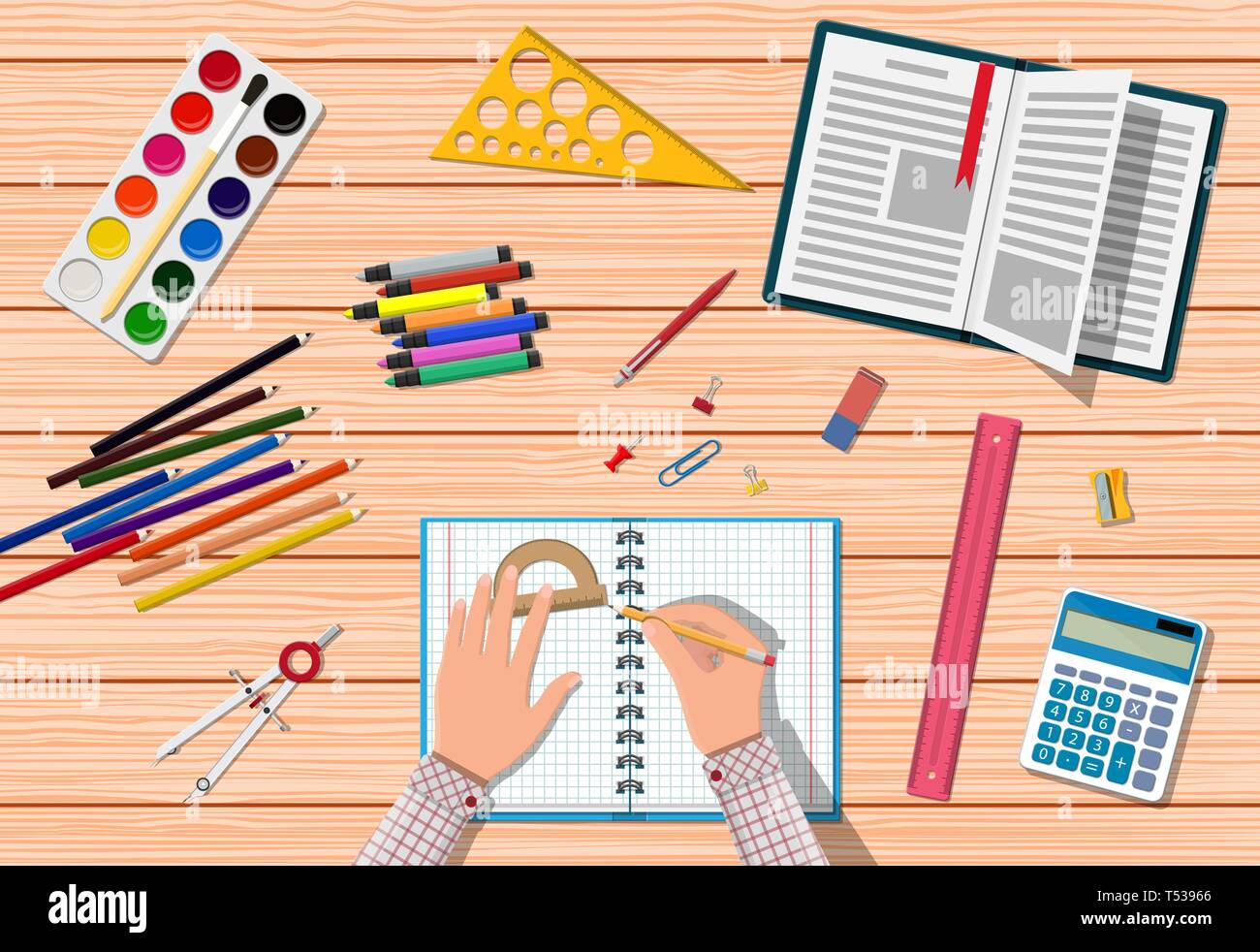 Pencil sharpener desktop Stock Vector Images - Alamy