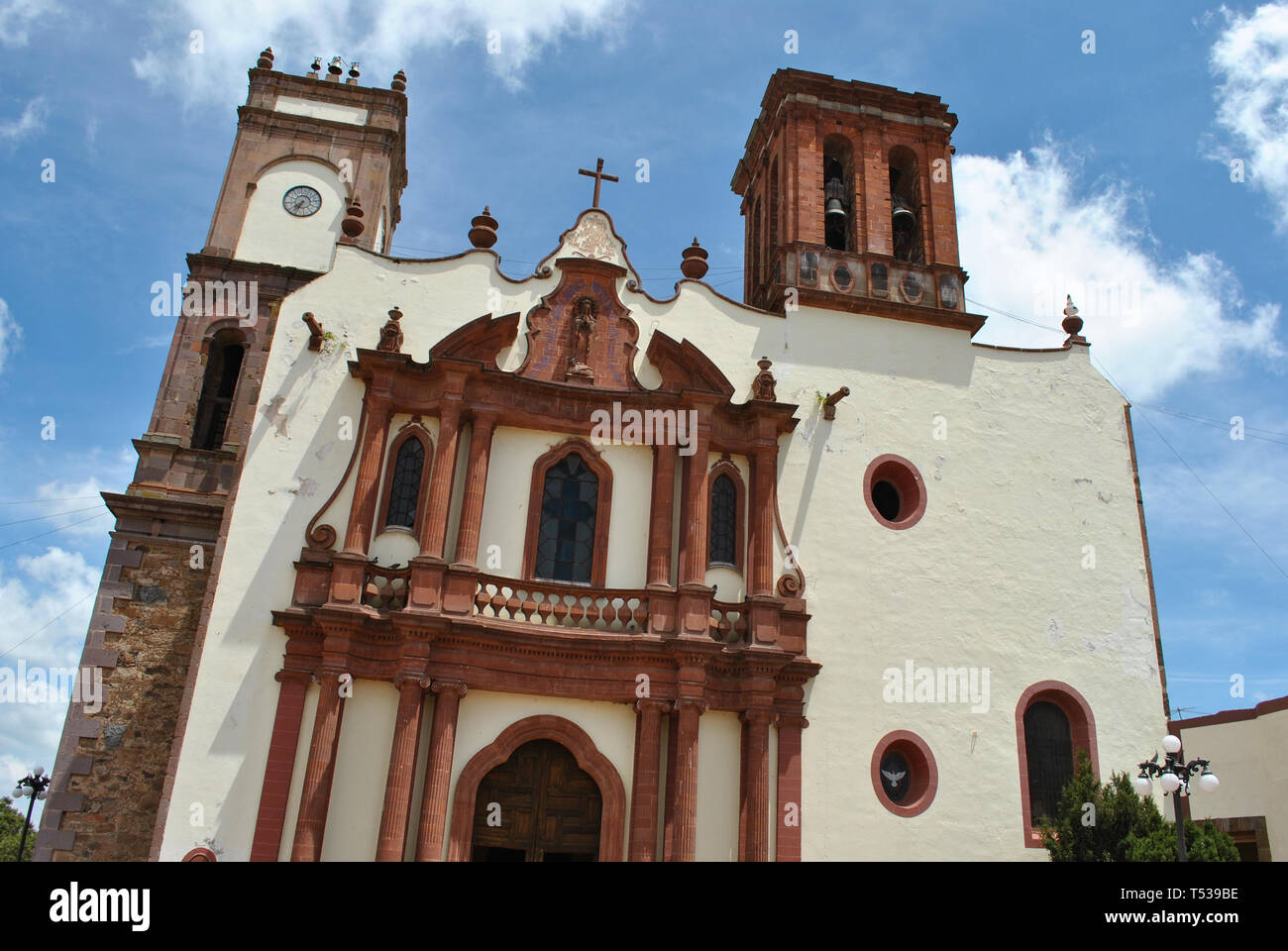 Cathedral in Amealco Queretaro Mexico Stock Photo - Alamy
