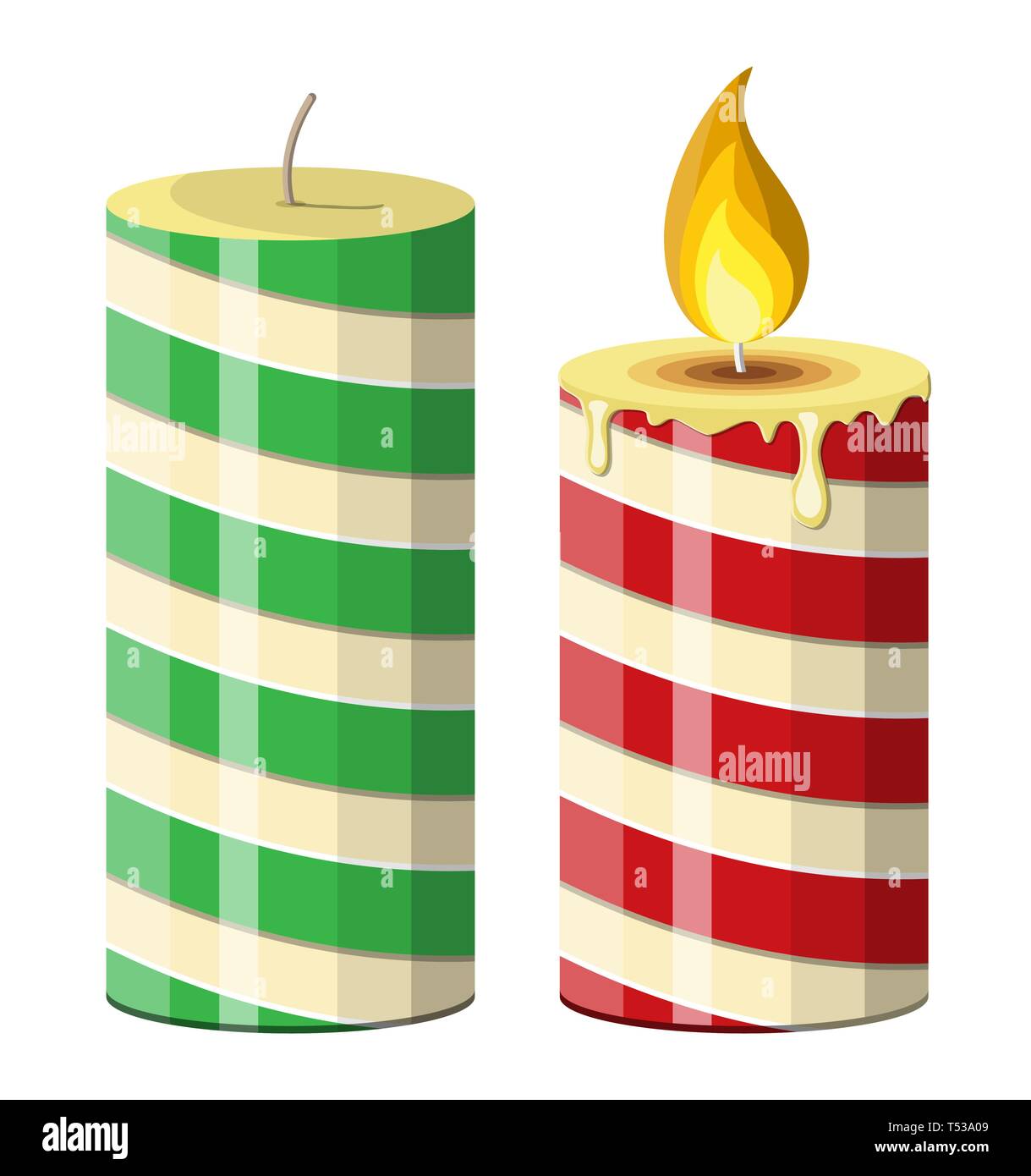 Cylinder Shaped Candle
