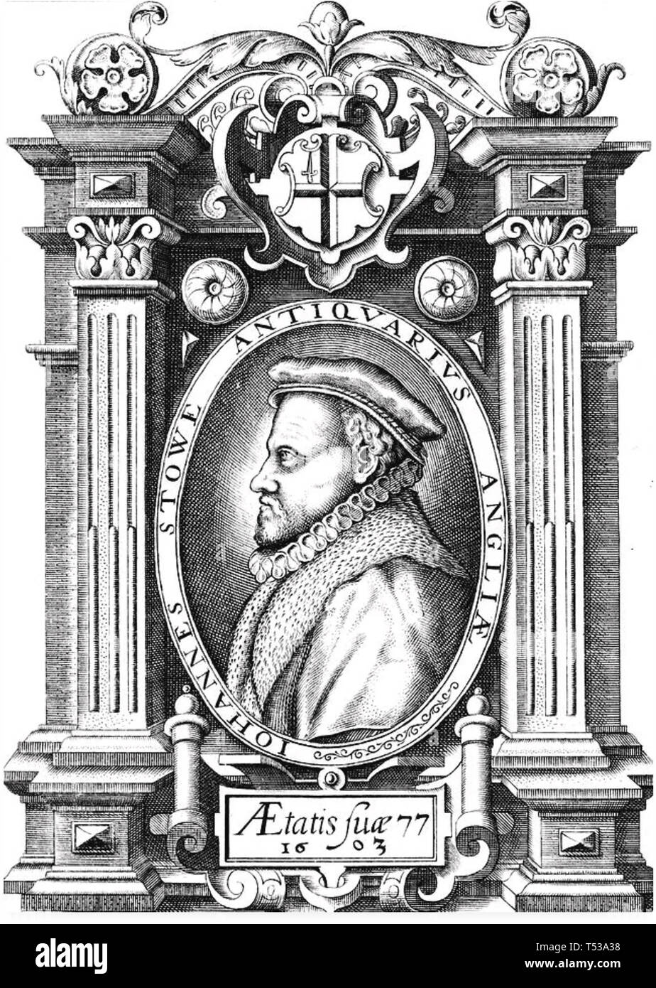 JOHN STOW (1524/5-1605) English historian Stock Photo - Alamy