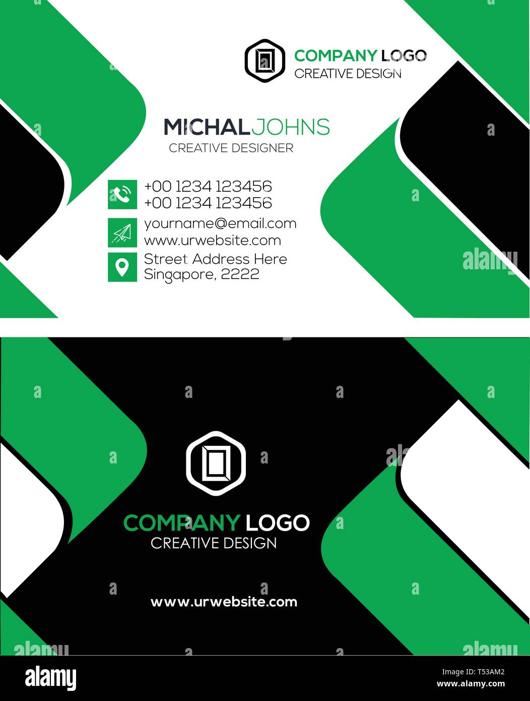 Concept design corporate card hi-res stock photography and images - Alamy