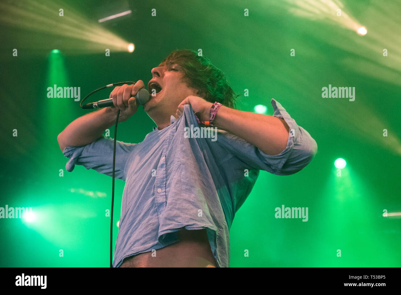 Denmark, Roskilde - July 5, 2018. The American singer, songwriter and ...