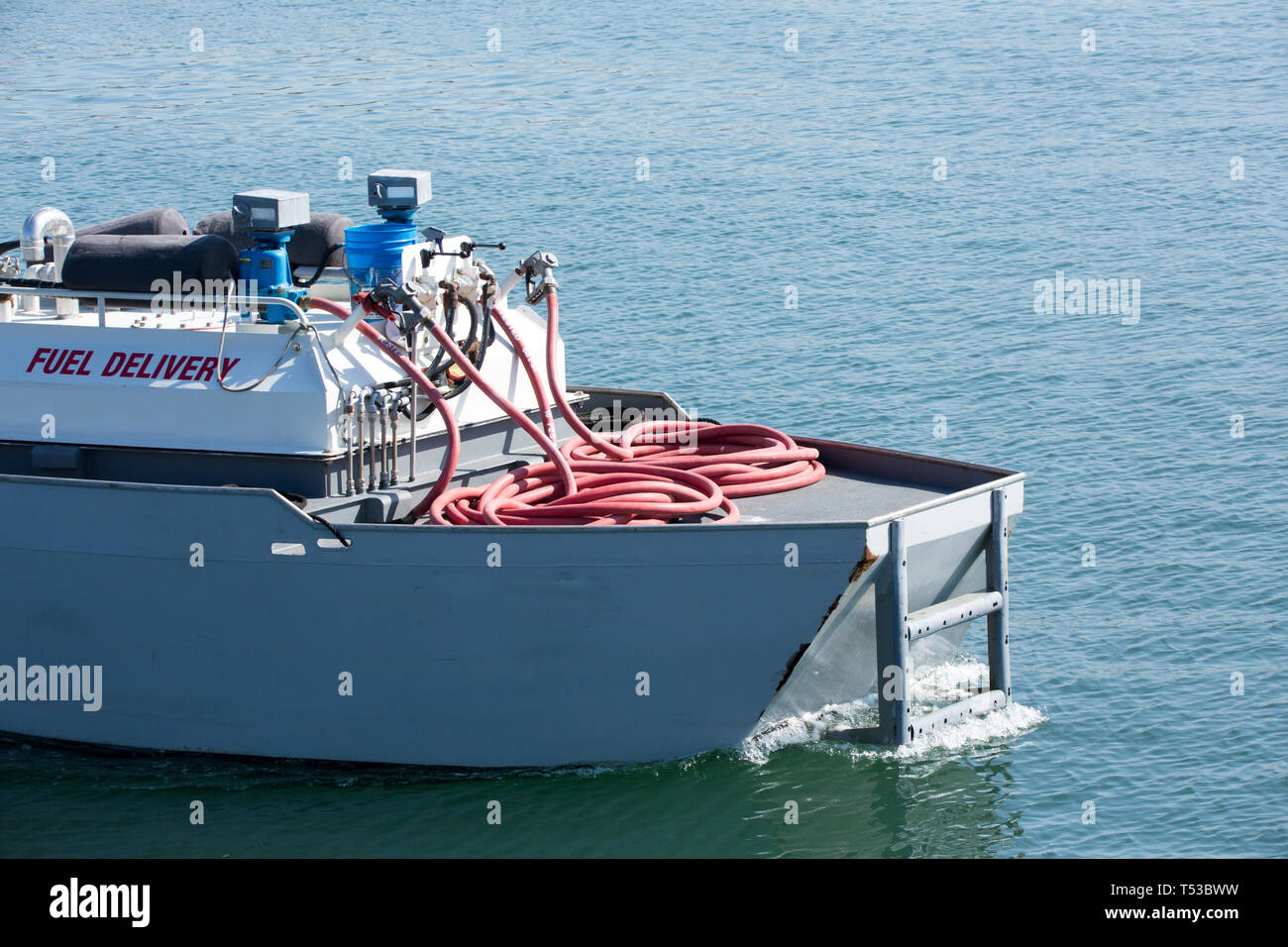 Fuel pump hose boat gas hi-res stock photography and images - Alamy