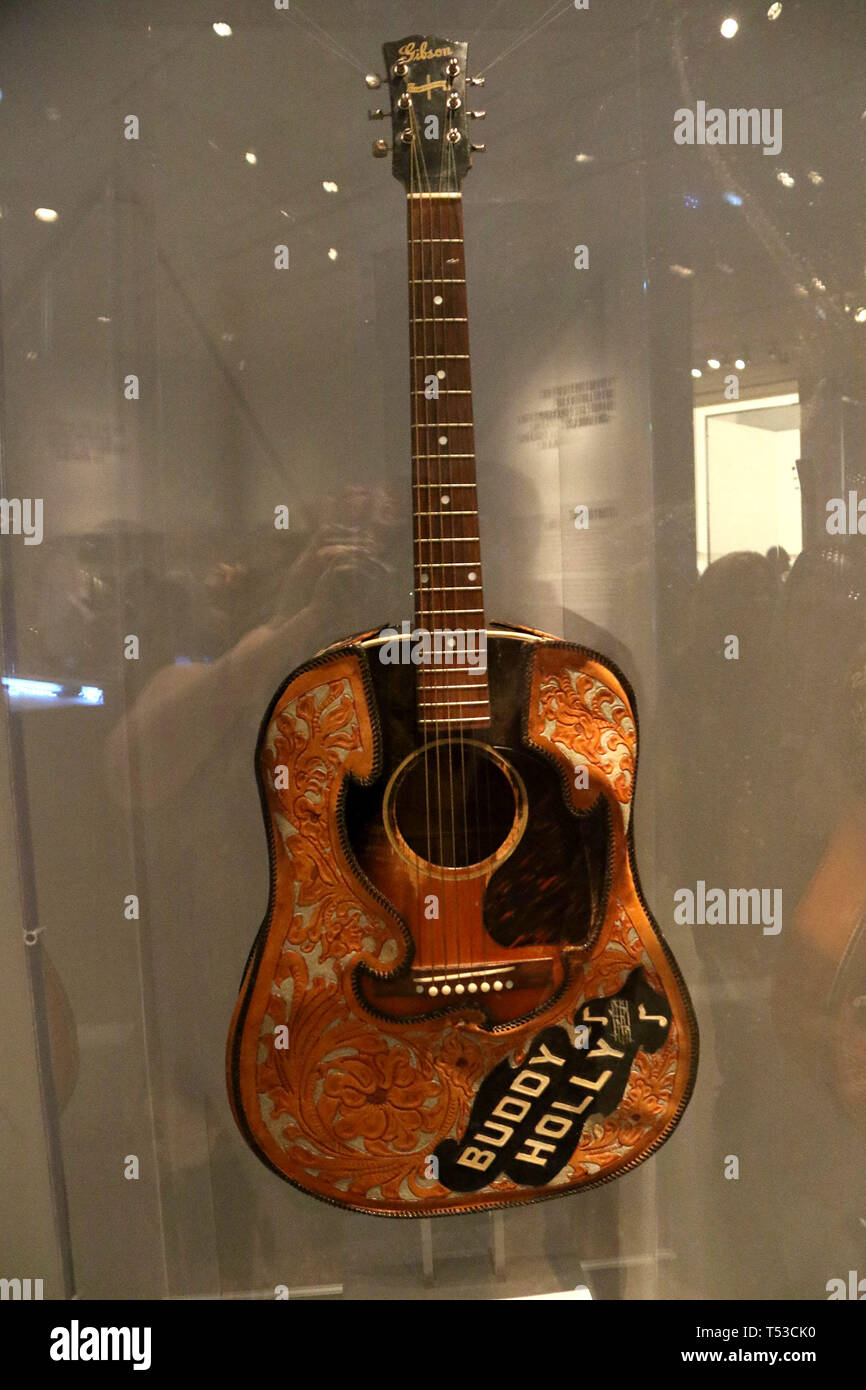 April 20, 2019 - New York City, New York, U.S. - BUDDY HOLLY Gibson J ...