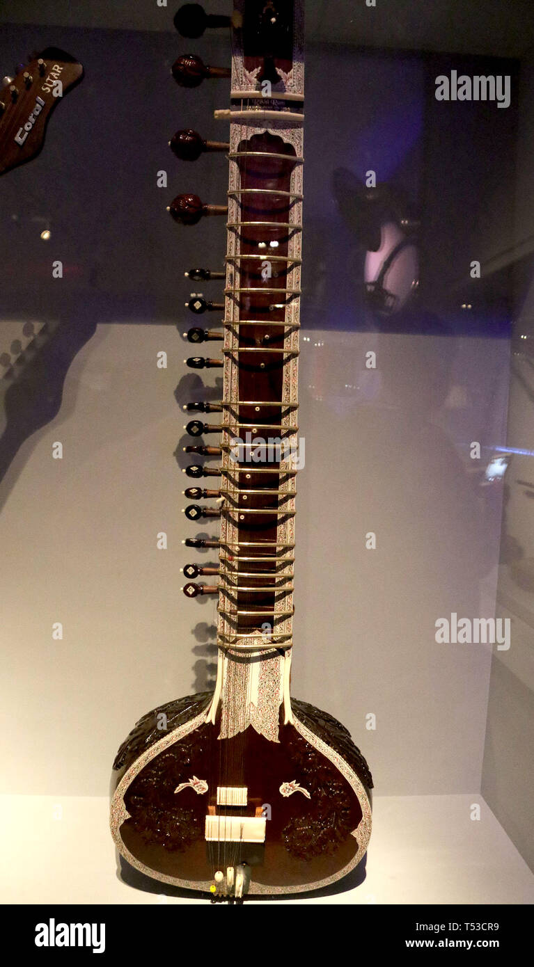 April 20, 2019 - New York City, New York, U.S. - SITAR owned RAVI ...