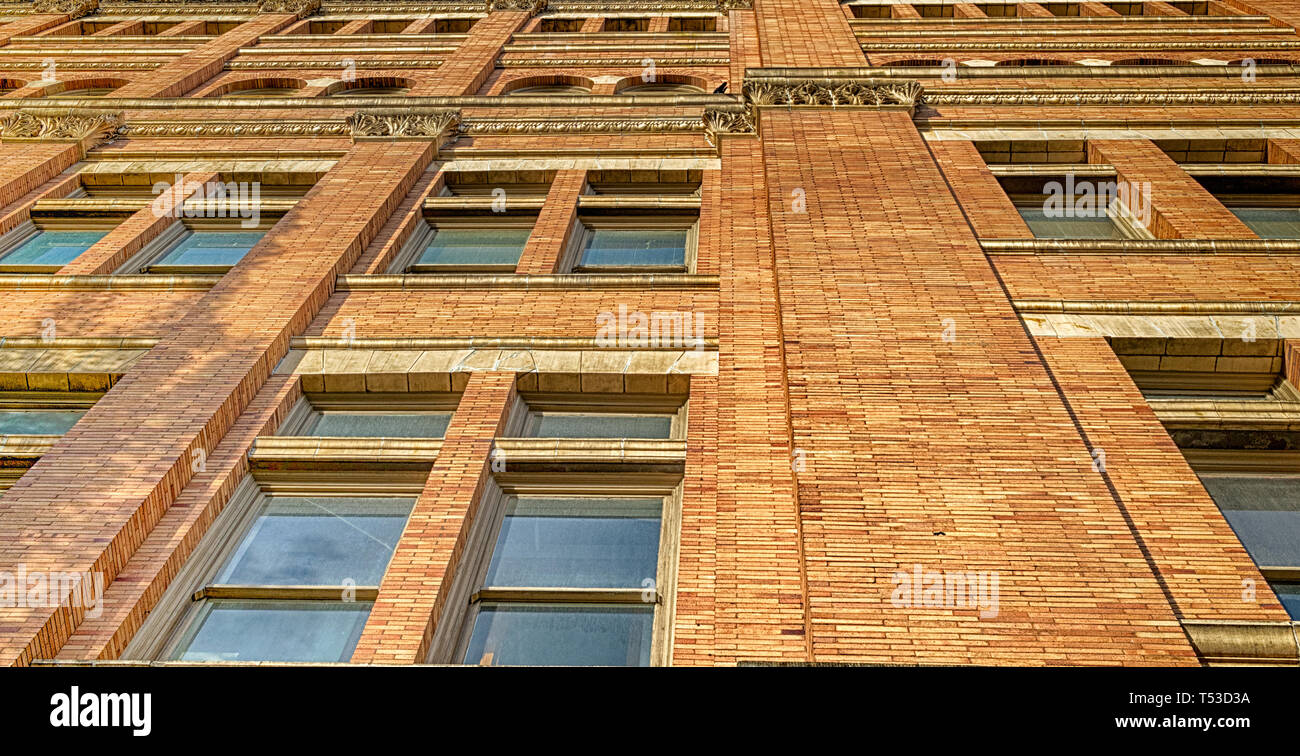Abstract building wall with windows in daylight Stock Photo - Alamy