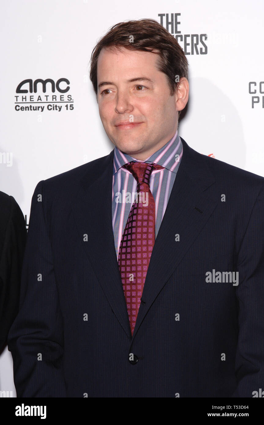 LOS ANGELES, CA. December 12, 2005: Actor MATTHEW BRODERICK at the ...