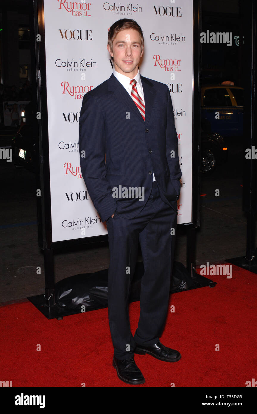 LOS ANGELES, CA. December 15, 2005: Actor STEVE SANDVOSS at the world ...