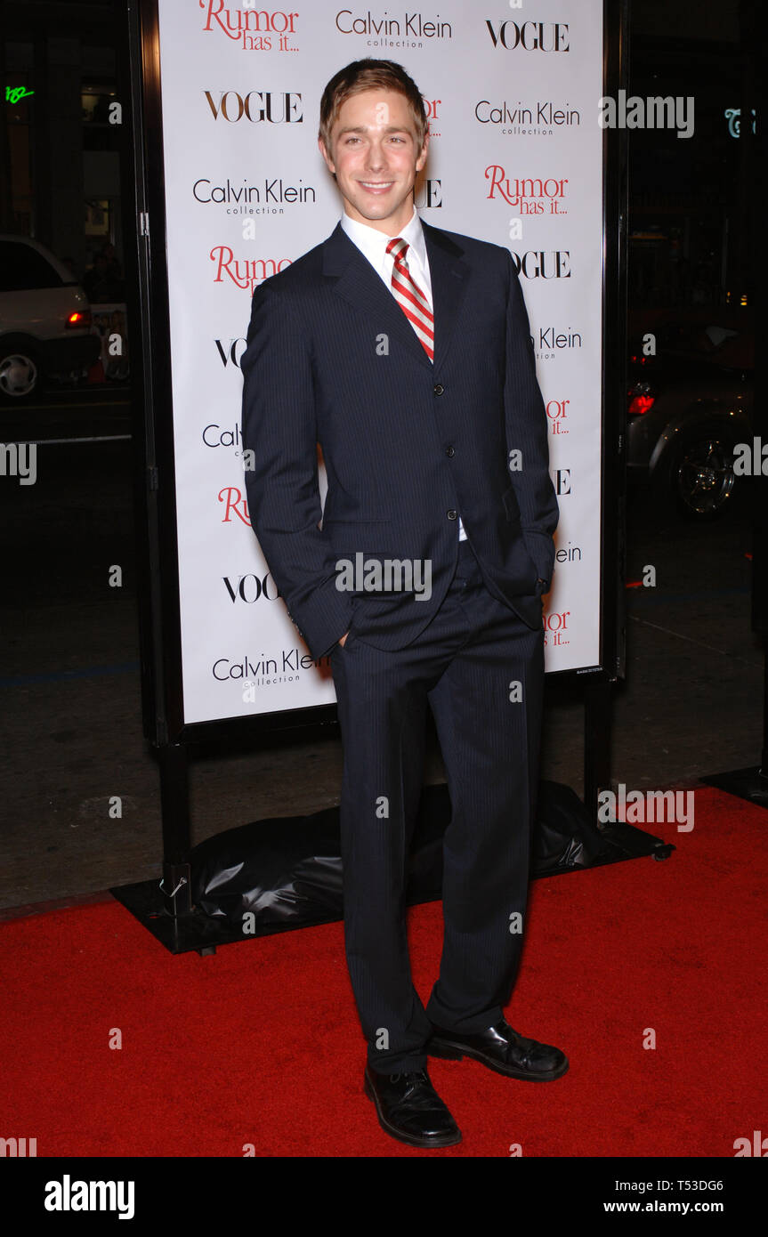 LOS ANGELES, CA. December 15, 2005: Actor STEVE SANDVOSS at the world ...
