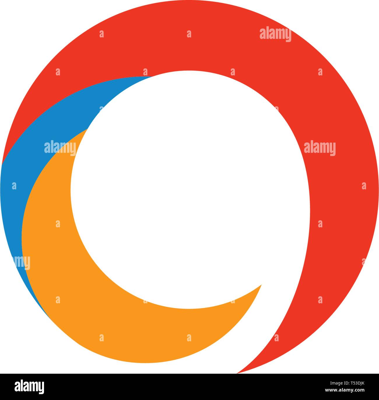 logotype letter O abstract logo template vector illustration icon ...