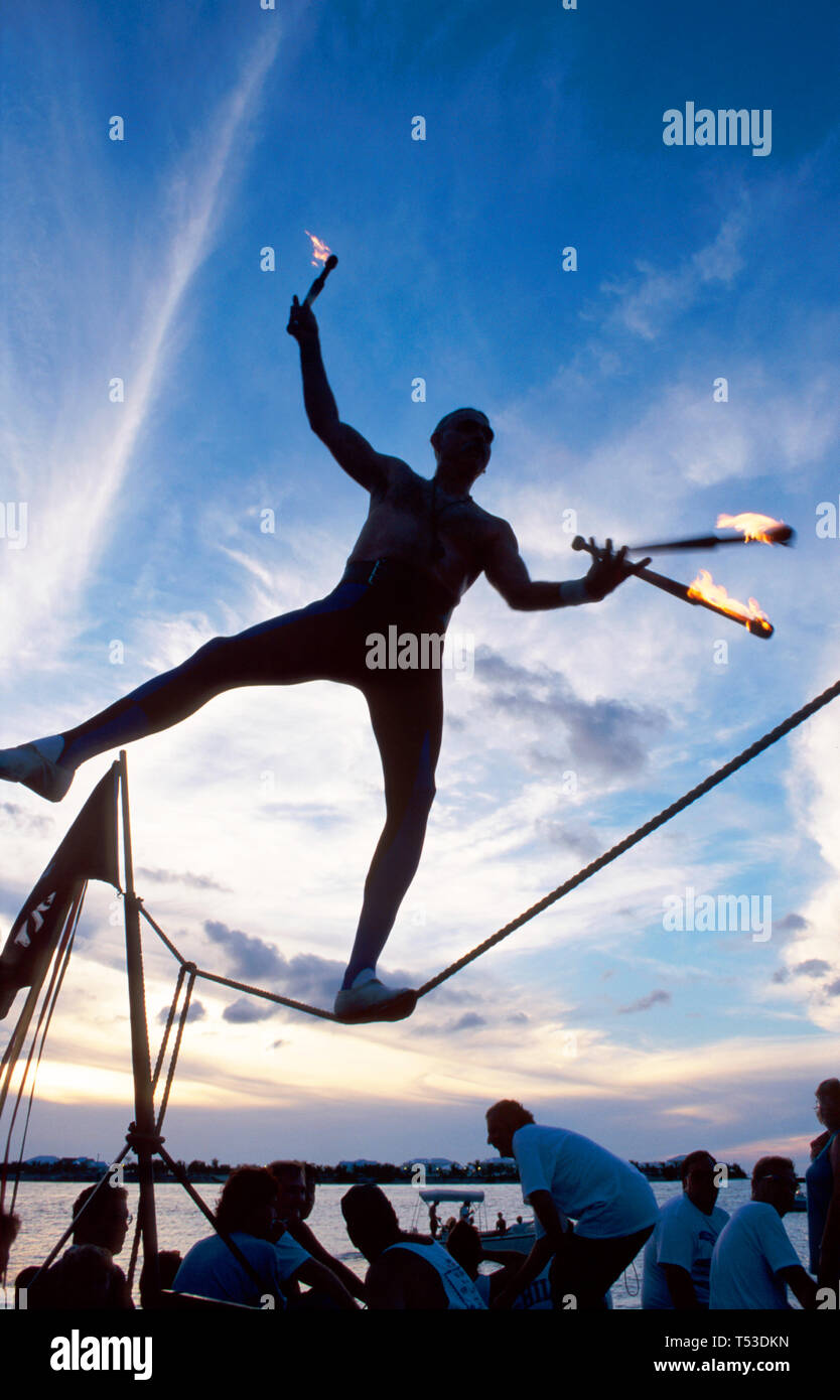 Florida Keys Key West Mallory Dock crowd crowds gather gathers,sunset ...
