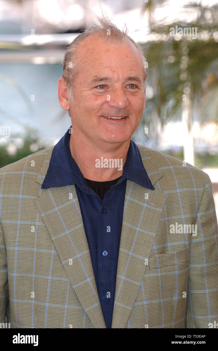 CANNES, FRANCE. May 17, 2005: Actor BILL MURRAY at the 58th Annual Film ...