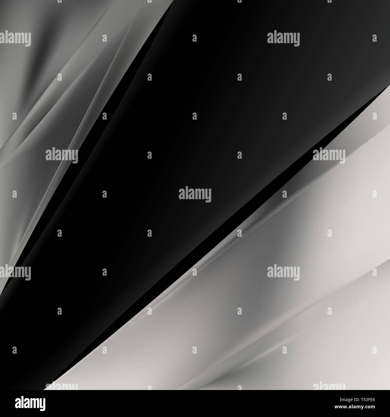 Abstract Black and Grey Brochure Design Stock Photo - Alamy