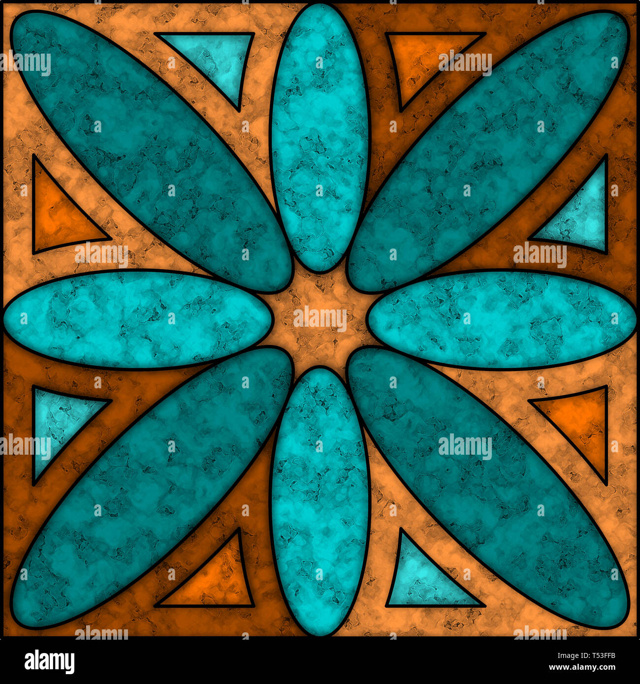 Navy blue flower pattern hi-res stock photography and images - Alamy