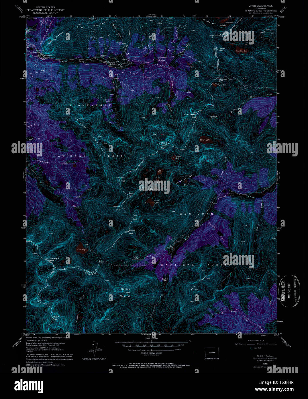 Ophir map hi-res stock photography and images - Alamy